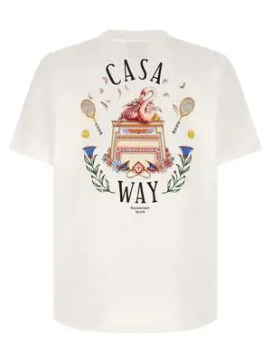 Casablanca T-shirt With 'casa Way' Print