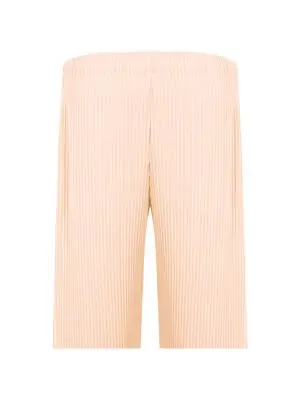 Issey Miyake Pleated Bermuda Shorts - Multicolor