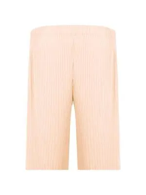 Issey Miyake Pleated Bermuda Shorts - Multicolor
