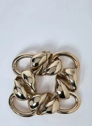 Saint Laurent Shell Chain Bracelet