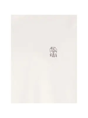Brunello Cucinelli Logo Cotton T-shirt