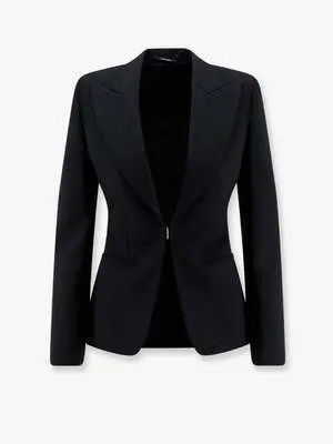 Gucci Technical Wool Blazer - Black