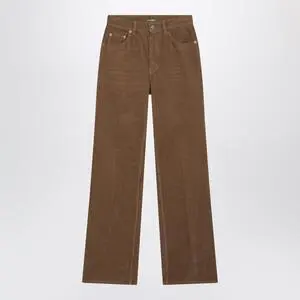 Saint Laurent Corduroy Trousers - Brown
