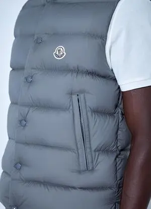 Moncler Tibb Down Gilet - Gray