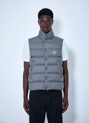 Moncler Tibb Down Gilet - Gray