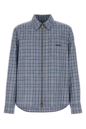 Versace Embroidered Wool Shirt - Multicolor