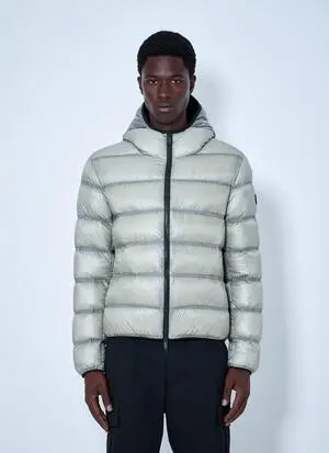 Moncler Moncler Men Guadiana Hooded Down Jacket Gray