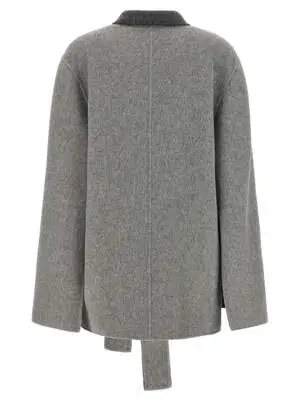 Alberta Ferretti Cardigan With Cape Sleeves