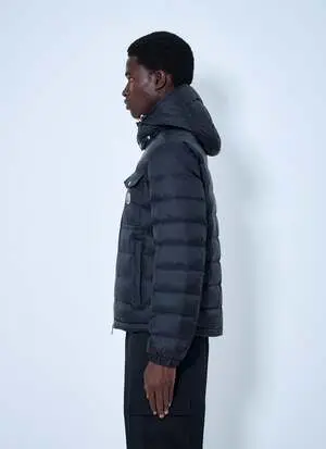 Moncler Verith Hooded Short Down Jacket - Black