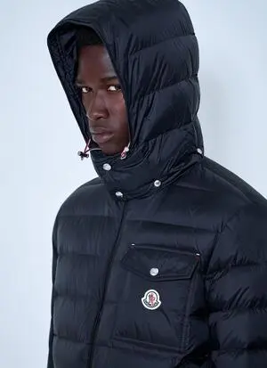 Moncler Verith Hooded Short Down Jacket - Black