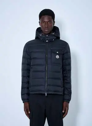 Moncler Verith Hooded Short Down Jacket - Black