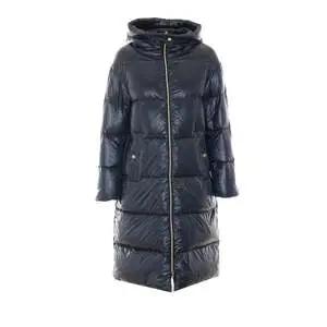 Herno Nylon Ultralight Long Down Jacket - Blue