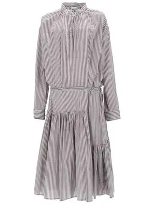 Dries Van Noten Abito Lungo Denvo - Multicolor