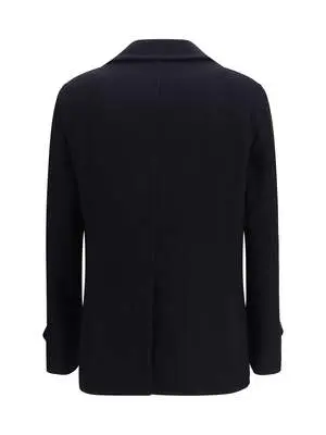 Tagliatore Wool Caban Coat - Blue