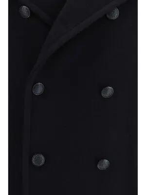 Tagliatore Wool Caban Coat - Blue