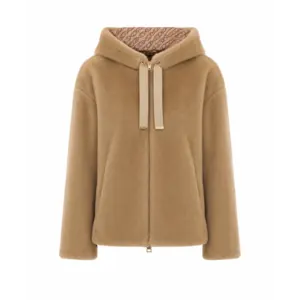 Herno Faux Fur Bomber - Cream