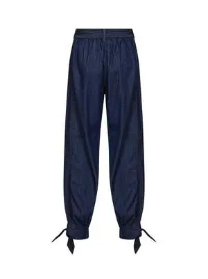 Zimmermann Ink Denim Aster Harem Trousers - Multicolor