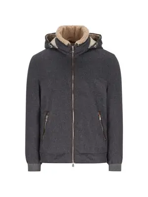 Brunello Cucinelli Wool Down Jacket - Multicolor
