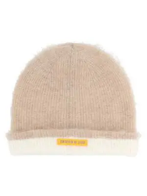 Guest In Residence Guest In Residence Cashmere Reversible Cap Cream