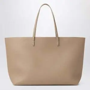 Fendi Rope Cuoio Romano Leather Medium Roll Shopper - Cream