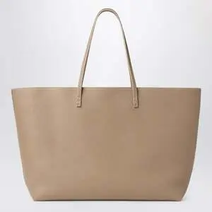 Fendi Rope Cuoio Romano Leather Medium Roll Shopper - Cream
