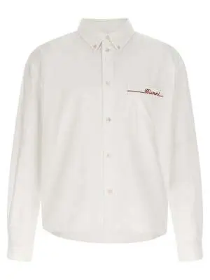 Marni Embroidery Shirt - White