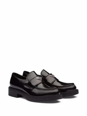 Prada Leather Loafers - Multicolor