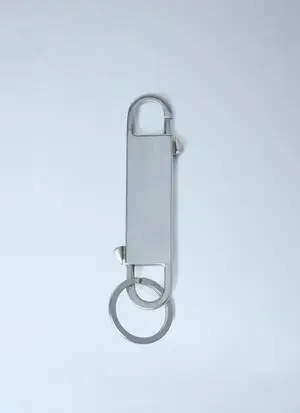 Rick Owens Stainless Steel Key Holder - Silver