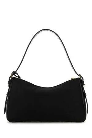 Prada Nylon Large Aimee Shoulder Bag - Black