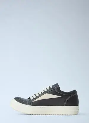 Rick Owens Leather Sneakers - Gray