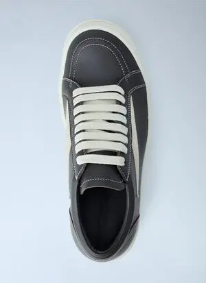 Rick Owens Leather Sneakers - Gray