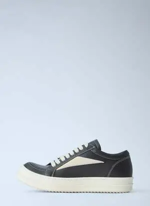 Rick Owens Leather Low-top Sneakers - Gray