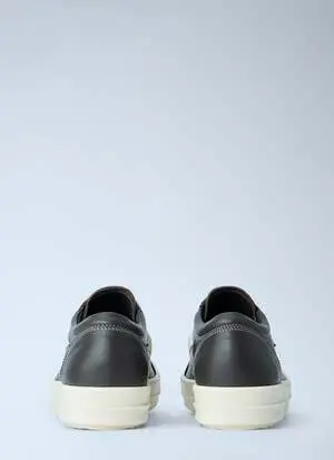 Rick Owens Leather Low-top Sneakers - Gray