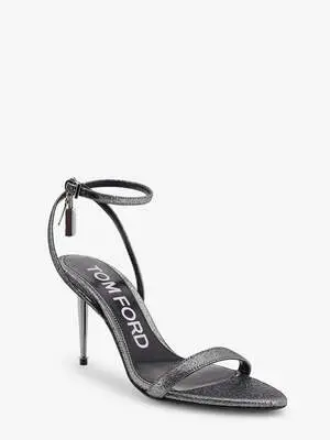 TOM FORD Laminated Heeled Sandals With Laminated Effect