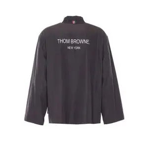 Thom Browne Light Memory Tech Packable Sportcoat With Logo