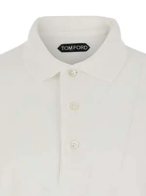 TOM FORD Polo Shirt With Classic Collar And Front Closure In Cotton Blend