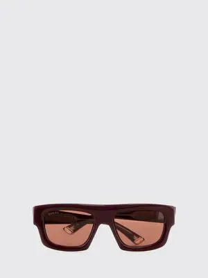 Gucci Aviator Sunglasses In Acetate With Rectangular Frame And Logo