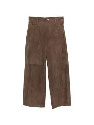 Max Mara S` Leather Pants - Multicolor