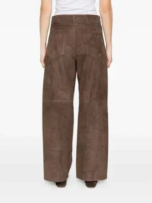 Max Mara S` Leather Pants