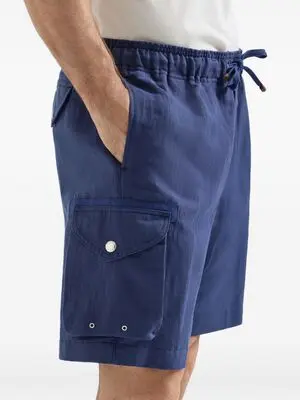 Brunello Cucinelli Linen Cargo Shorts - Multicolor