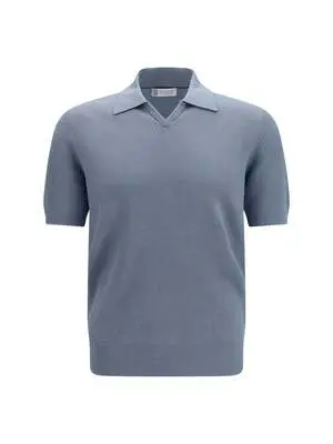 Brunello Cucinelli Cotton Ribbed Polo