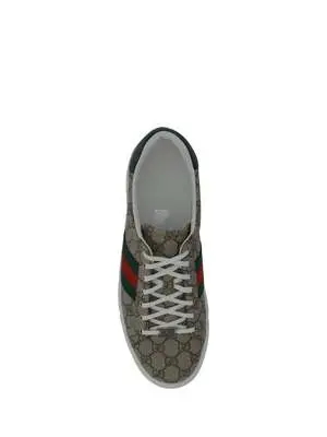 Gucci Gg Supreme Sneakers - Cream