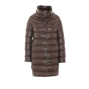 Herno Dora Long Down Jacket - Brown