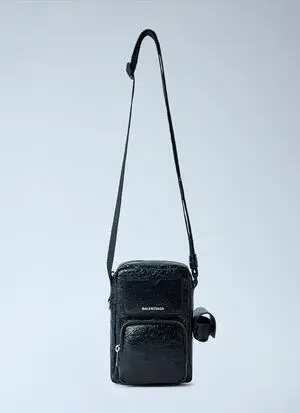 Balenciaga Superbusy Vertical Arena Bag - Black