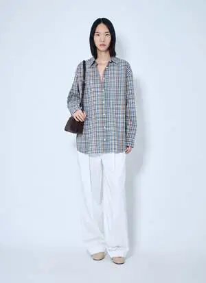 TOTEME Single Pleat Cotton Trousers