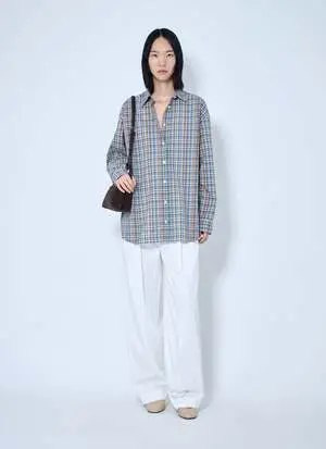 TOTEME Cotton Trousers - White