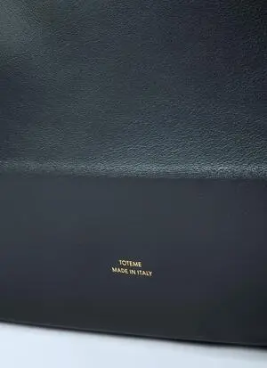 TOTEME Roam Leather Tote Bag - Black