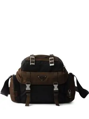 Prada Re-nylon And Leather Crossbody Bag - Multicolor