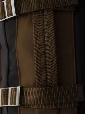 Prada Re-nylon And Leather Crossbody Bag
