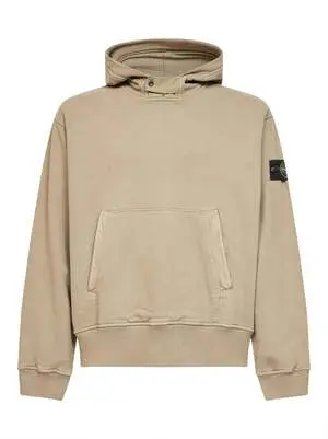 Stone Island Military Green Organic Cotton Hoodie - Multicolor